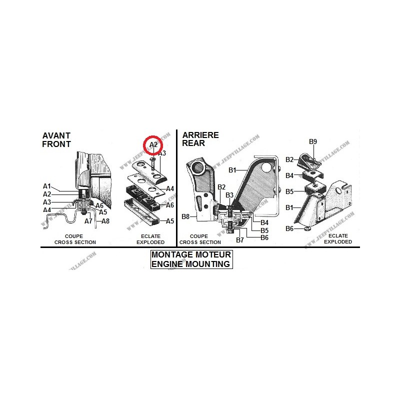 FRONT ENGINE FIXING SCREW (2nd model)