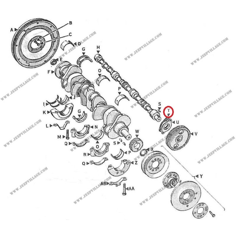 CAMSHAFT RETAINING PLATE GASKET