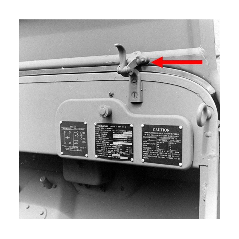 WINDSHIELD RETENTION LATCH