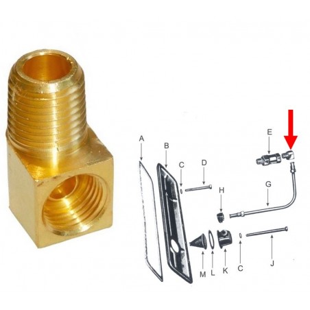 OIL CONNECTION ON INTAKE MANIFOLD VALVE