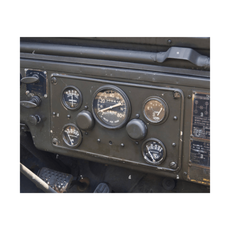 Instrument center section dash panel M38 - M38A1