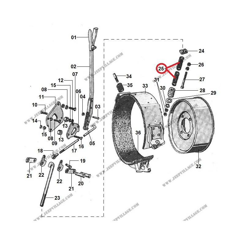 HANDBRAKE RELEASE SPRING