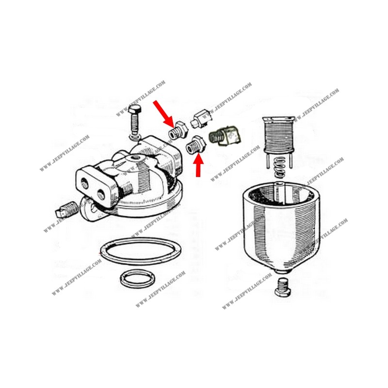 FUEL FILTER REDUCER FITTING