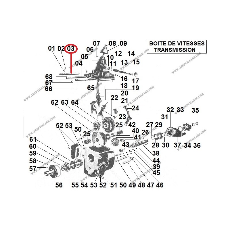 AXE FOURCHETTE 1e-2e