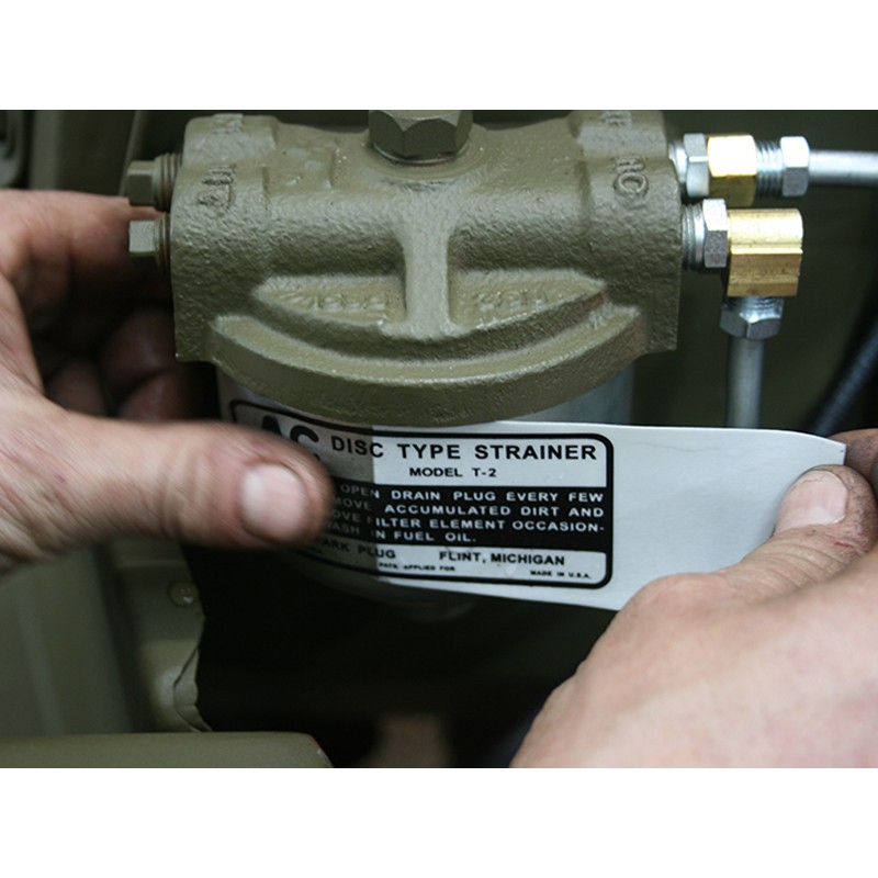 AIR FILTER DECAL - AC