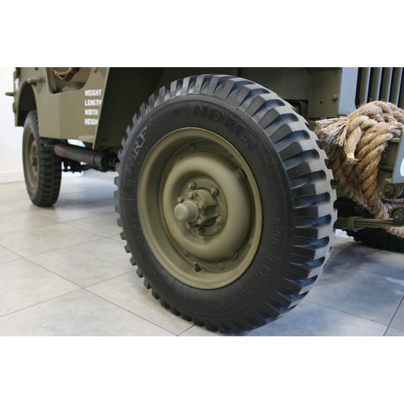 Military Tire 600x16 + Inner Tube - Mrf – Réf. WOA7791